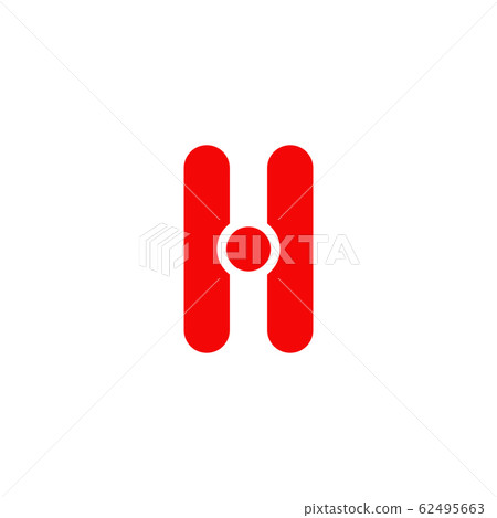 H letter initial icon logo design vector template - Stock Illustration ...