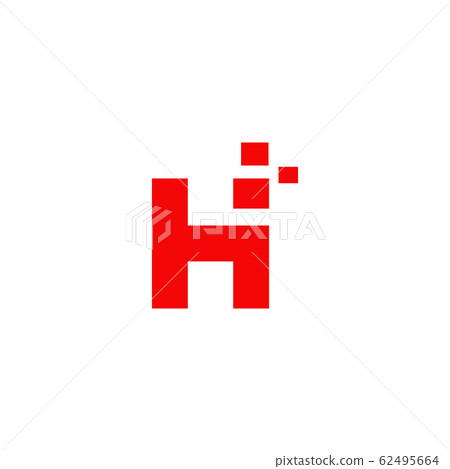H letter initial icon logo design vector template - Stock Illustration ...