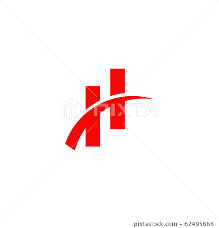 H letter initial icon logo design vector template - Stock Illustration ...
