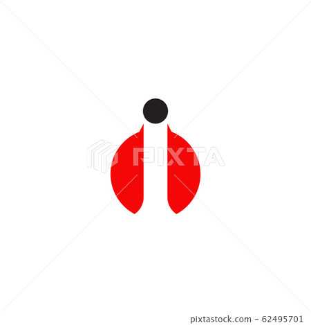 I letter initial icon logo design template - Stock Illustration ...