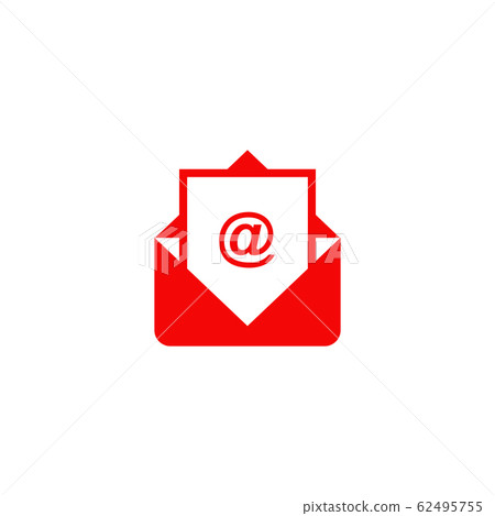 Mail letter icon logo design template - Stock Illustration [62495755 ...