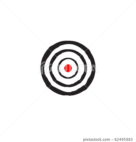 Target point icon logo design vector template - Stock Illustration ...