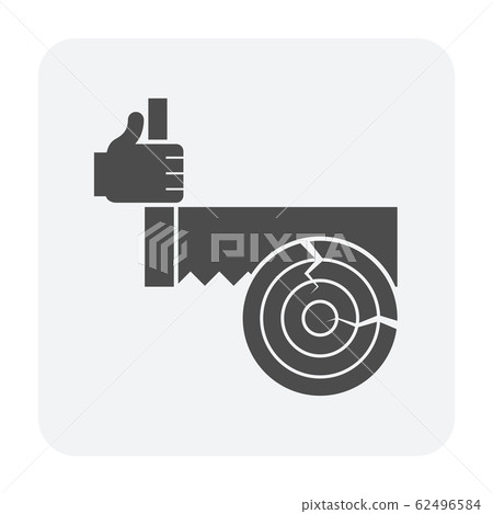 wood production icon - Stock Illustration [62496584] - PIXTA
