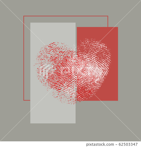 Beautiful pastel heart decoration - card mock... - Stock Illustration ...