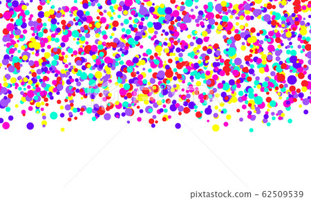 Falling color dots. Fun background. Vector. - Stock Illustration [62509539] - PIXTA