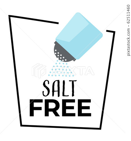 No salt isolated icon, shaker and salty powder,... - Stock Illustration ...