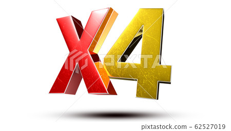 X4 3d. - Stock Illustration [62527019] - PIXTA