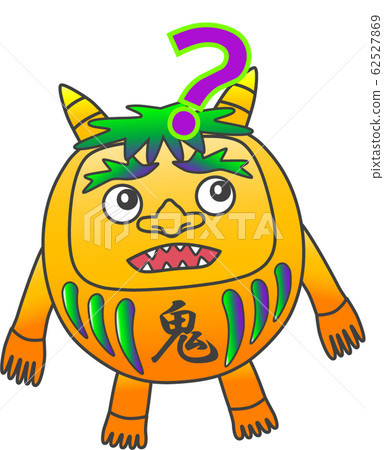 Dharma-shaped orange demon: 015 - Stock Illustration [62527869] - PIXTA