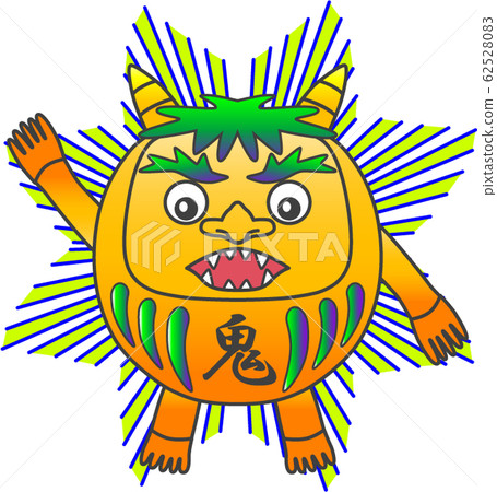 Dharma-shaped orange demon: 001 - Stock Illustration [62528083] - PIXTA