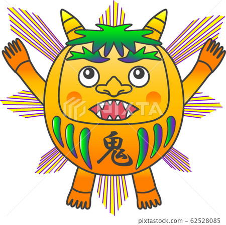 Dharma-shaped orange demon: 003 - Stock Illustration [62528085] - PIXTA