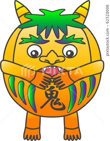 Dharma-shaped orange demon: 004 - Stock Illustration [62528086] - PIXTA