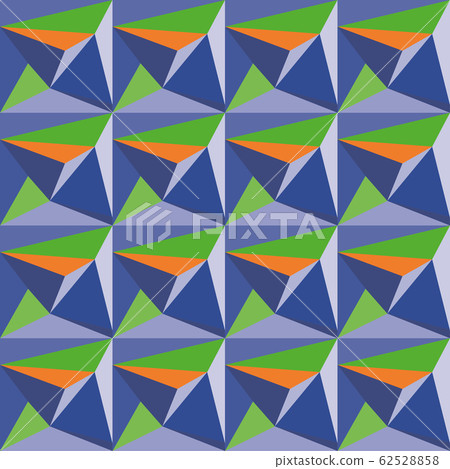 Seamless geometric pattern in pop art design. - Stock Illustration ...