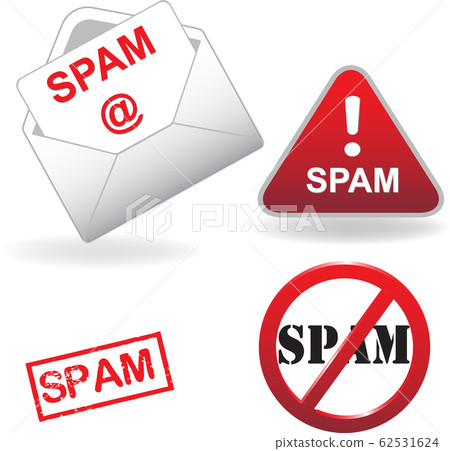 Spam Mail Icon - Stock Illustration [62531624] - PIXTA