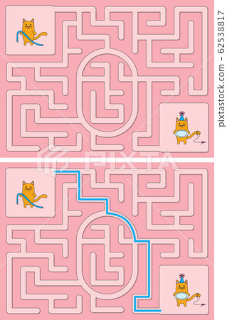 maze_e_0_4.eps - Stock Illustration [62538817] - PIXTA