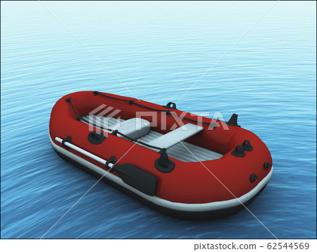 Rubber boat - Stock Illustration [62544569] - PIXTA