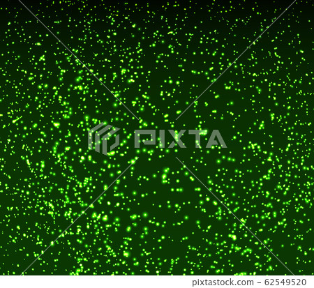 Green magic lights. Glowing sparkles. Vector - Stock Illustration ...