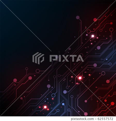 Vector technology in electronic circuit design. - Stock Illustration ...