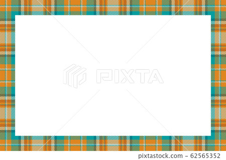 Vintage frame vector. Scottish border pattern - Stock Illustration ...