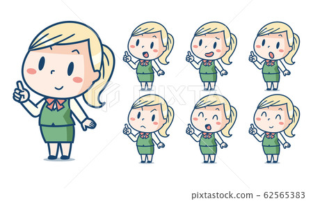 OL character set cartoon style - Stock Illustration [62565383] - PIXTA