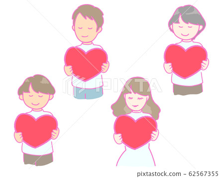 Heart with feelings - Stock Illustration [62567355] - PIXTA