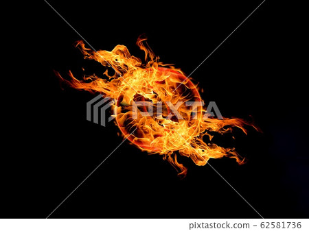 Abstract circular flame - Stock Illustration [62581736] - PIXTA
