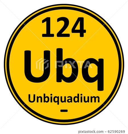 Periodic table element unbiquadium icon.-插圖素材 [62590269] - PIXTA圖庫