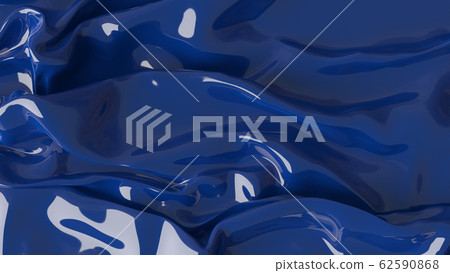 3D Illustration Blue Abstract Texture - Stock Illustration [62590868 ...