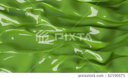 3D Illustration Green Abstraction Texture - Stock Illustration ...