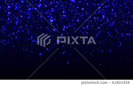 Glowing sparkles. Falling abstract particles. - Stock Illustration ...