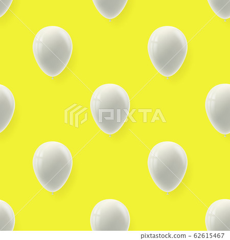 Seamless pattern. Volumetric white inflatable-插圖素材 [62615467] - PIXTA圖庫