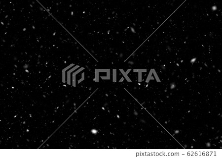 Snow or snowflake storm falling. White dots - Stock Illustration ...