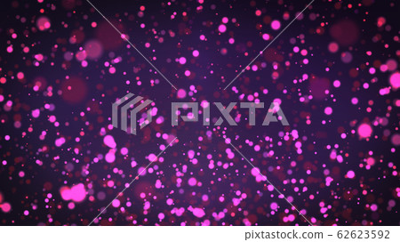 Pink particles background, dust particles with... - Stock Illustration ...