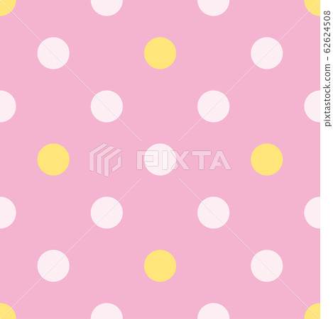Cute pastel colored dot pattern material - Stock Illustration [62624508 ...