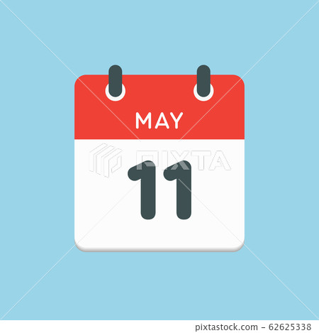 Calendar day 11 May, days of the year - Stock Illustration [62625338 ...