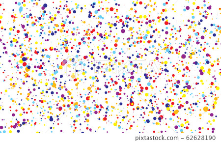 Falling color dots. Fun background. Vector. - Stock Illustration ...