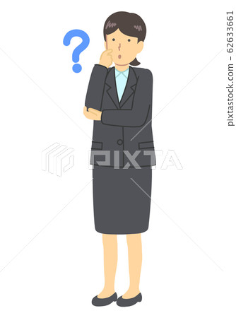 A woman in a suit I do not understand - Stock Illustration [62633661 ...