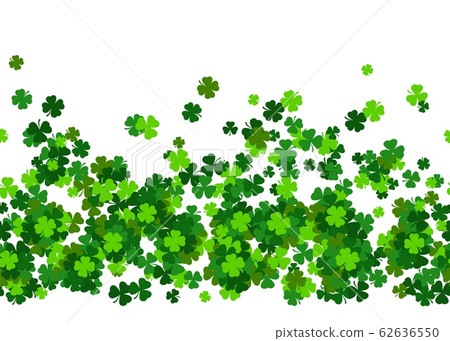 Happy Saint Patricks day horizontal seamless... - Stock Illustration ...