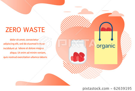 Eco friendly lifestyle Zero waste Reusable product - Stock Illustration ...
