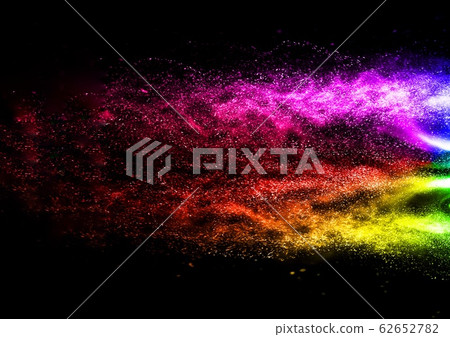 Colorful particles splashing - Stock Illustration [62652782] - PIXTA