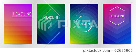 Abstract Gradient Color for Book Cover Brochure - Stock Illustration ...