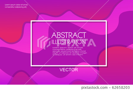 Dynamic style purple wave banner design. Color - Stock Illustration ...