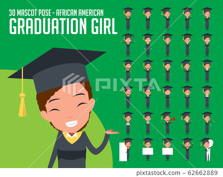 African American Graduation Clip Art