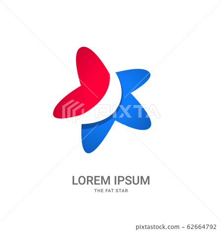 Abstract Sign of the Fat Star. - Stock Illustration [62664792] - PIXTA