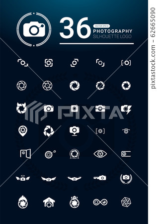 a set of Monochrome Sign for Photography purpose. - Stock Illustration ...