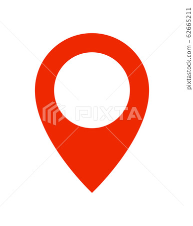 Red Gps point. Vector Illustration - Stock Illustration [62665211] - PIXTA