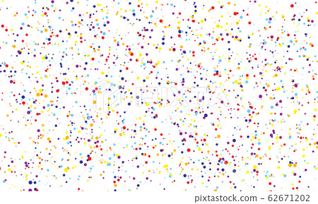 Falling color dots. Fun background. Vector. - Stock Illustration ...