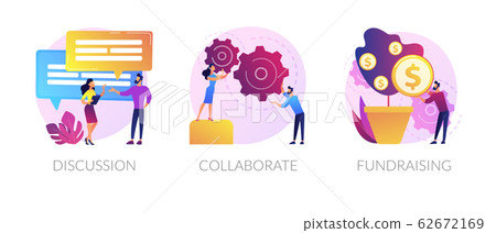 Website media elements vector concept metaphors. - Stock Illustration ...