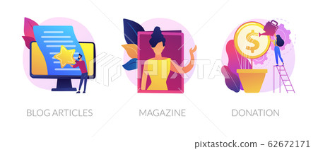 Website media elements vector concept metaphors. - Stock Illustration ...
