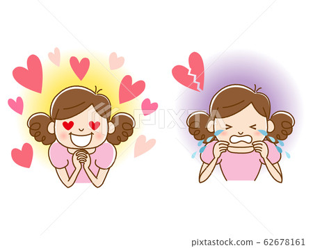 Girl_Love & Sorrow - Stock Illustration [62678161] - PIXTA