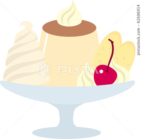 Purple parfait - Stock Illustration [62686914] - PIXTA